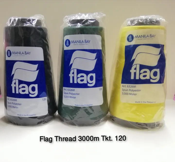 Flag/Moon Sewing Thread 3000m Tkt. 120 [Sold per Pc] | Lazada PH