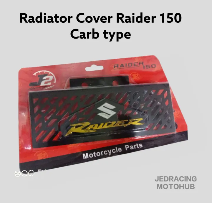 RADIATOR COVER RAIDER 150 CARB TYPE BLACK (J2 BRAND) | Lazada PH