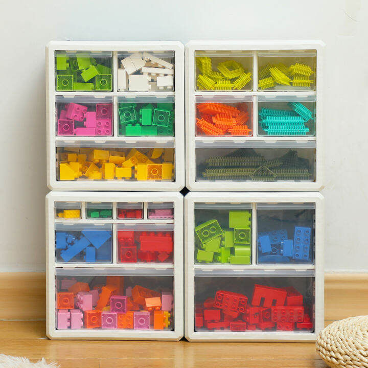 Lego Storage Box Building Blocks Toy Drawer Storage Cabinet Small Parts ...