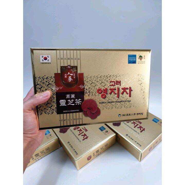 ชาเห็ดหลินจือเกาหลี แท้ 💯 พร้อมส่งไทย Korea Linghi Mushroom Tea ชาเห็ด ...