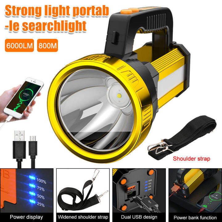 LampTwist Z11 Flashlight Waterproof P70 4 Core wick with side lights ...