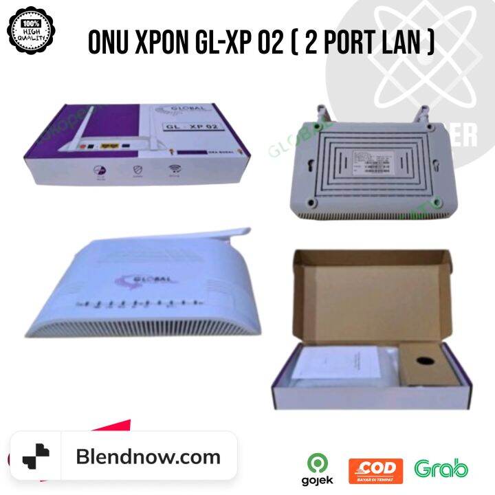 ONU XPON GLOBAL GL-XP02 WIFI 2 LAN SUPPORT OMCI OLT GLOBAL | Lazada ...