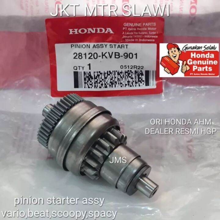 28120-KVB-901 gigi pinion atau pinion assy start vario sama beat asli ...