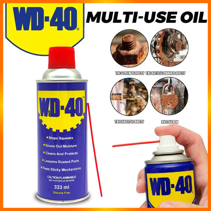 E&M WD-40 Multi-Use Oil 11.2oz / 333ml Rust Remover Penetrating OIL Multi-Use | Lazada PH