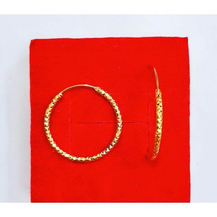 Subang Emas Bangkok Bulat Persis Ori Emas 916 Pos Setiap Hari | Lazada