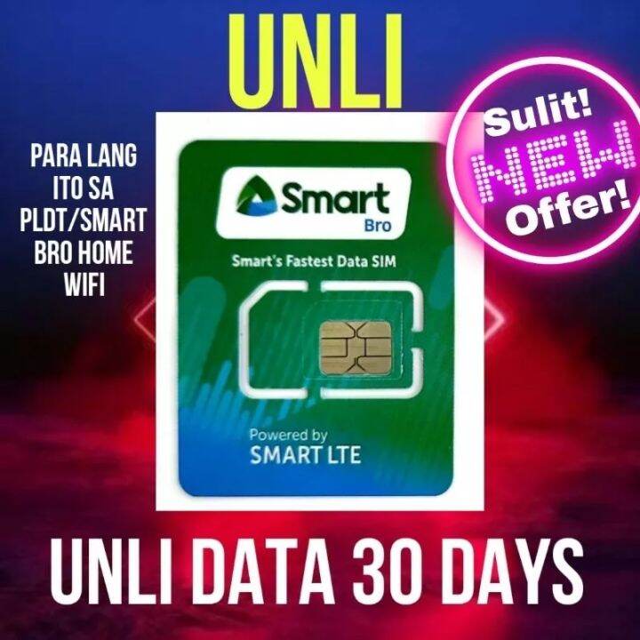 PLDT HOME PREPAID WIFI SIM CARD with 10GB & 30days UNLI DATA / GLOBE AT ...