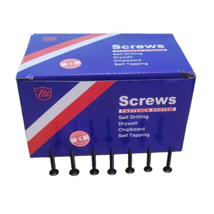 Black screw 1" for wood per box | Lazada PH