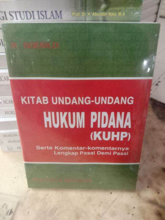 kitab undang undang hukum pidana KUHP by r soesilo | Lazada Indonesia