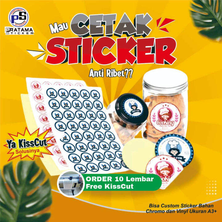 cetak stiker A3+ | Lazada Indonesia
