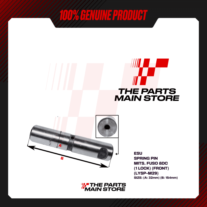 ESU SPRING PIN / LEAF SPRING / SHOCKS / STRUTS MITSUBISHI FUSO 8DC ...