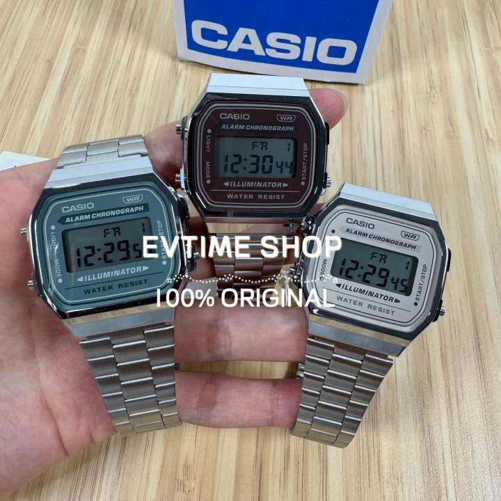 100% ORIGINAL CASIO DIGITAL VINTAGE A168WA-3A / A168WA-5A / A168WA-8A ...