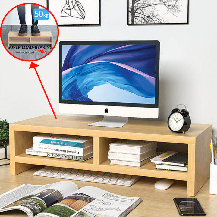 【INCA Stock】Manila Spot 4 Colors Wooden Computer Monitor Screen Add ...