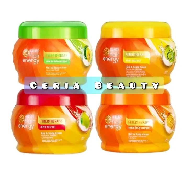 Makarizo Hair Energy Hair Mask Aloe Melon , Royal Jelly , Kiwi , Olive ...