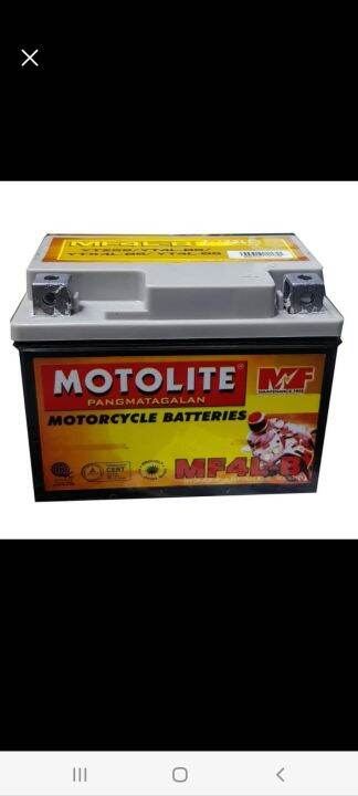 Motolite MOTORCYCLE BATTERIES 12V MF4L-B/YTX4L-B | Lazada PH