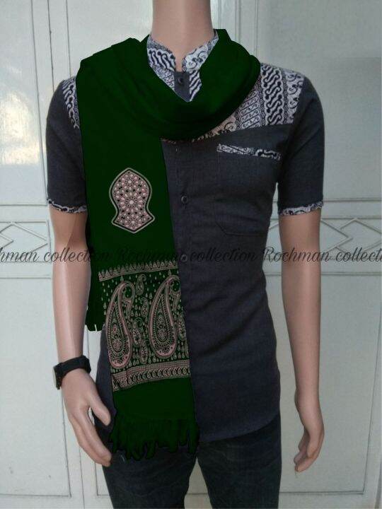 Sorban pria keren Terompah Batik Hijau Surban Habib Serban Santri ...