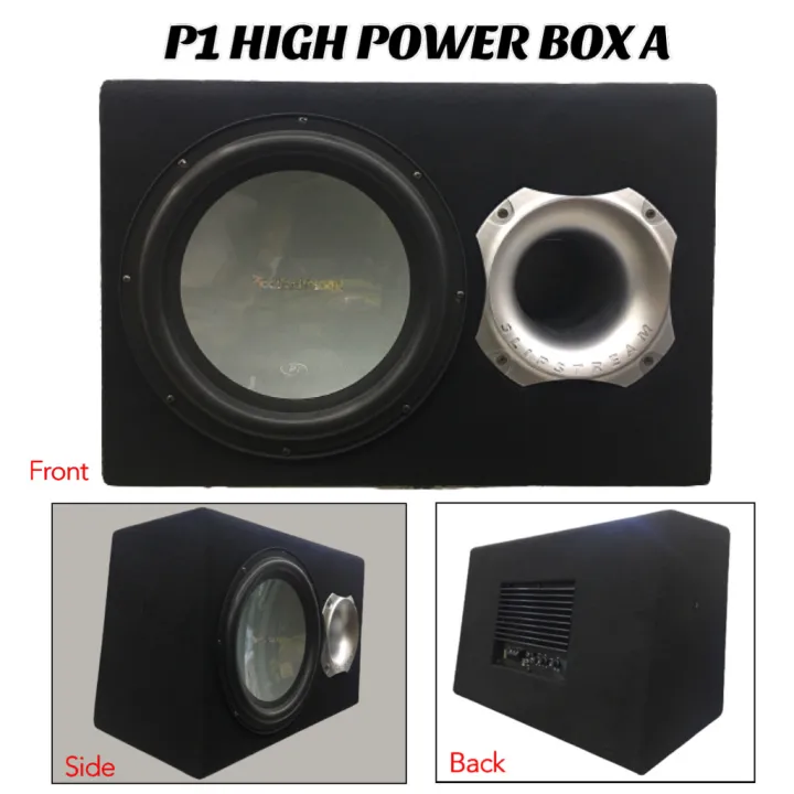 CPA SUB Bass 300 Watts Amplified 12" Ported Subwoofer Sub Box Built In Amplifier (7349) | Lazada PH