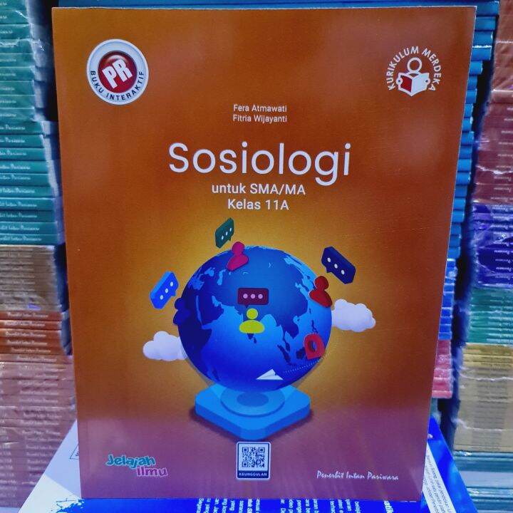 Buku lks pr interaktif IPS Sosiologi kelas XI, 11 semester 1 tahun 2023 kurikulum merdeka Intan ...