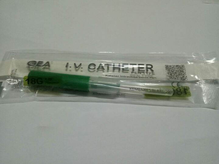 Iv catheter gea / Abocath / Jarum infus 18G | Lazada Indonesia