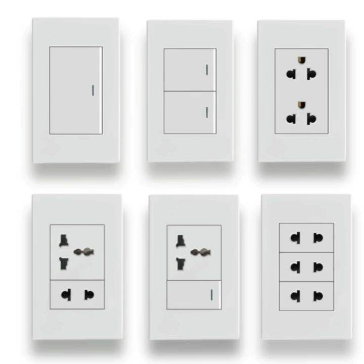 Outlet Switch Wall Socket Electrical Home Outlet Wall Switches 3 way ...