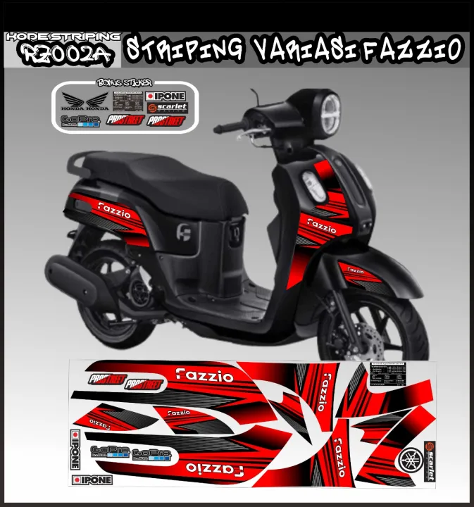 striping yamaha fazzio / decal yamaha fazzio / variasi fazzio | Lazada Indonesia