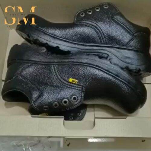 Sepatu Safety Pendek Pria Ujung Besi Sepatu Kerja Lapangan Proyek Cowok ...