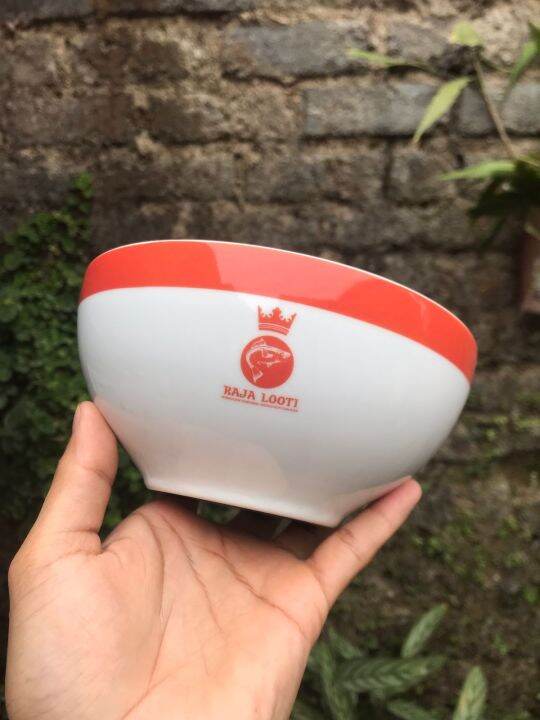 mangkok keramik / porcelain custom gambar dengan diameter 15 cm ...