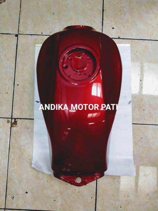 TANKI TANGKI TANK TENGKI FUEL BENSIN WARNA MERAH VIAR KARYA RODA3 150 ...
