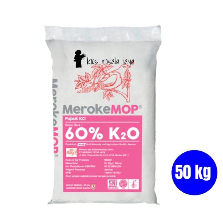 Pupuk KCL Meroke MOP 50 kg | Lazada Indonesia