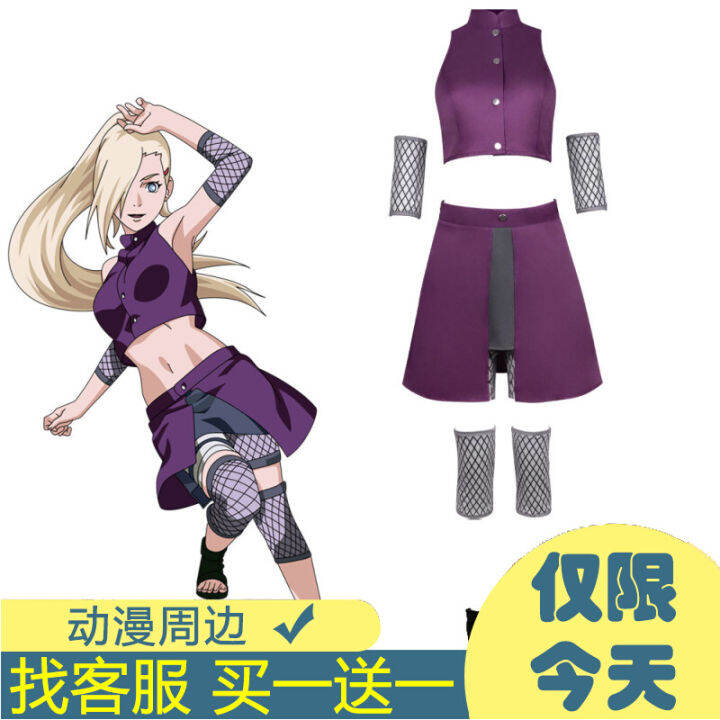 Ninja Clothes Ino Yamanaka Cos Costume Halloween Costume Two ...