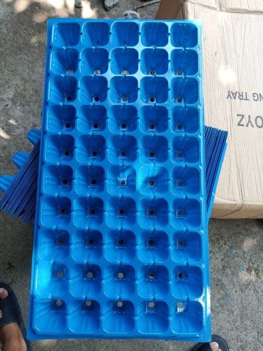 Seedling Tray 50 Holes Blue 5pcs Lazada Ph