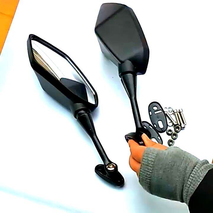 Ninja Rearview Mirror Foldable Reflector Sports Car Accessories Rivet ...