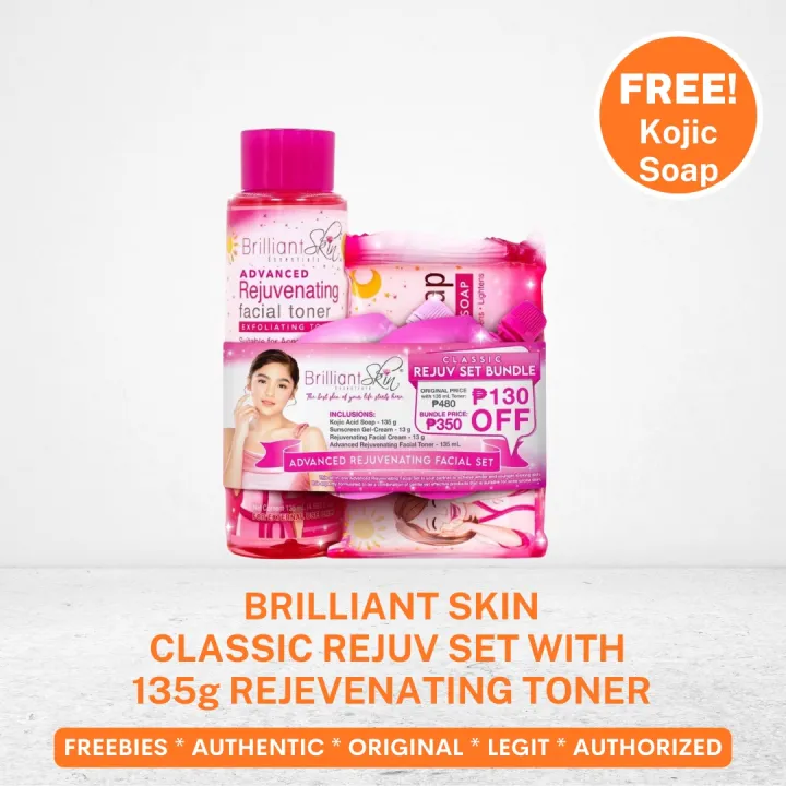 Brilliant Skin Rejuvenating Set With Facial Toner 135ml Freebie Lazada Ph