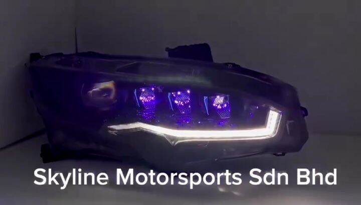 Honda Civic FC FK7 FK8 Head Lamp Projector Projector DRL Led Version 3 ...