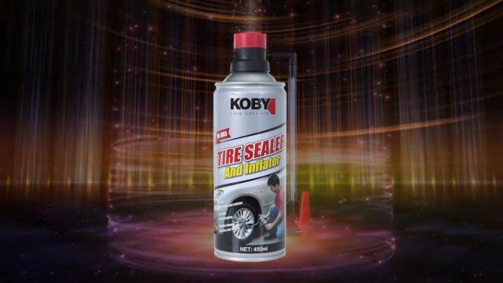 KOBY Tire Sealer and Inflator 600ml | Lazada PH