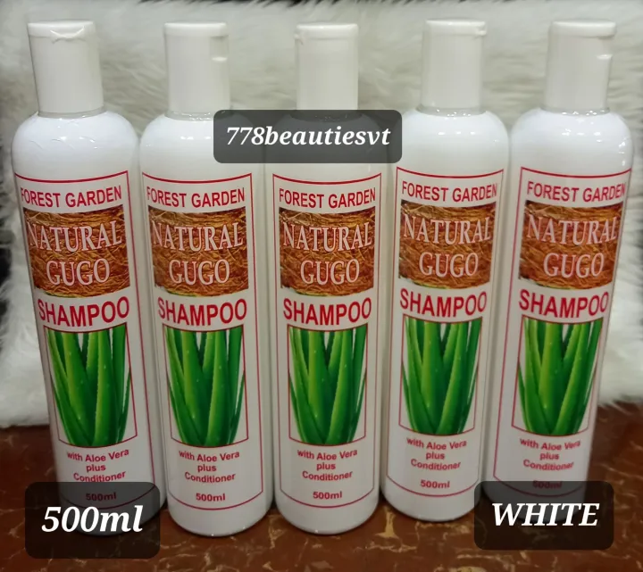 FOREST GARDEN NATURAL GUGO SHAMPOO (White) With Aloe Vera Plus ...
