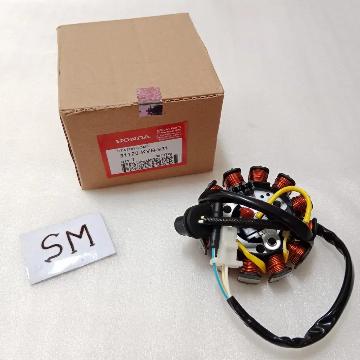Spool Spull Stator Comp Vario 110 Cw Karbu 31120-KVB-931 Asli Original ...