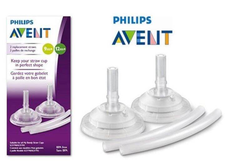 Philips Avent Bendy replacement straw set 2 straws/pack | Lazada