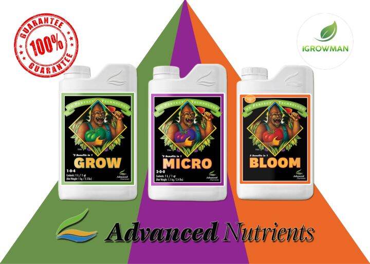 ปุ๋ย Advanced Nutrients pH Perfect Micro, Grow, Bloom ปุ๋ยนอกของแท้100% แบ่งขาย50ml/100ml/250ml ...