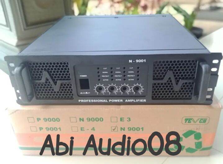 Bok power amplifier 4 chanell 3U N9001 plat hitam tebal kualitas SNI | Lazada Indonesia