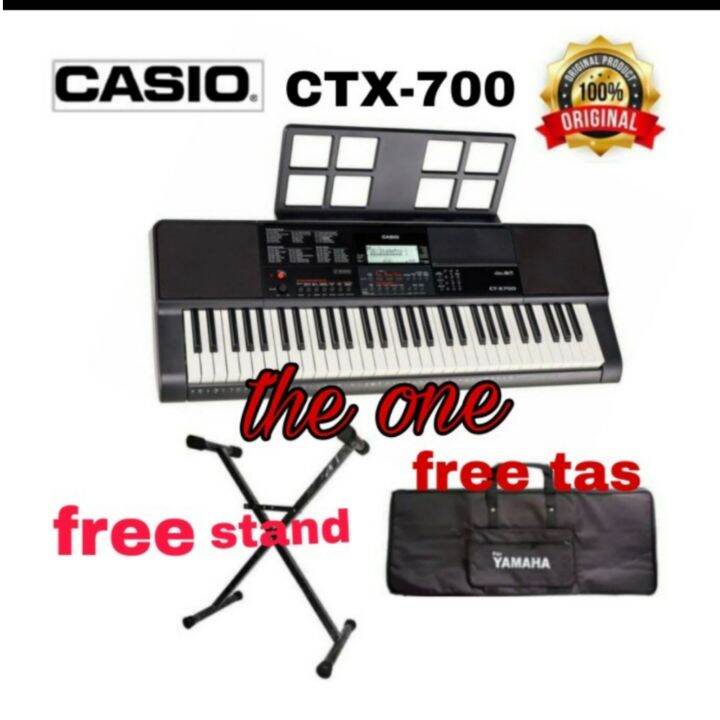 KEYBOARD CASIO CTX700 / CTX 700 /CT X700/CT-X700 ORIGINAL LENGKAP ...
