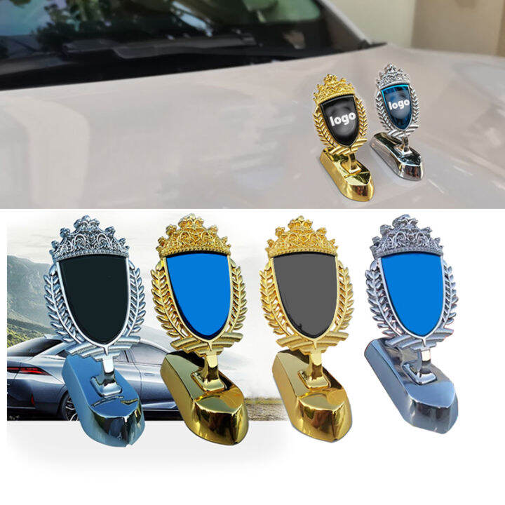 High quality Metal Car Front Hood Bonnet Sticker Angle Wings Emblem ...