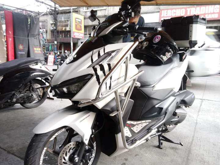 HONDA 160 click160 STAINLESS CRASHGUARD (304 stainless) HEAVY DUTY ...