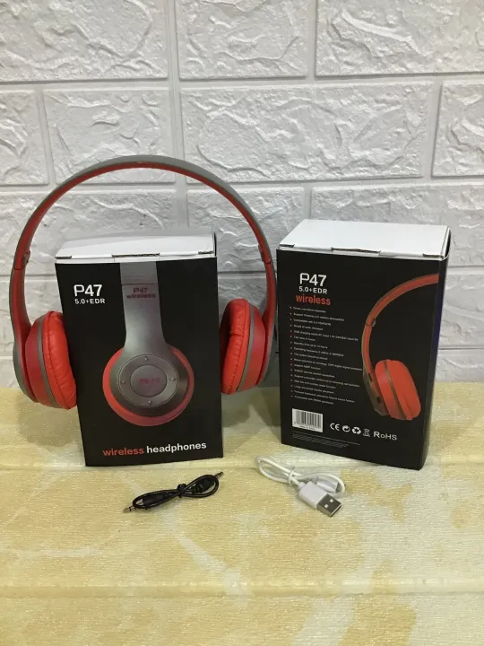 P47 Gaming headset with microphone noise cancellation bluetooth ...
