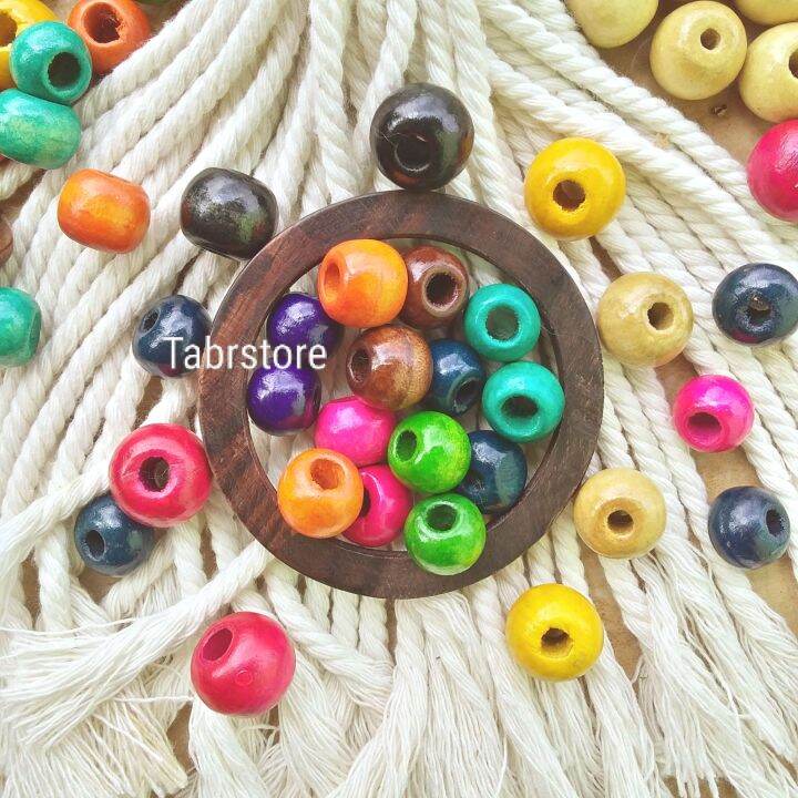 Mote Manik Kayu Warna Part I | Mote Manik Kayu Kerajinan | Bahan ...