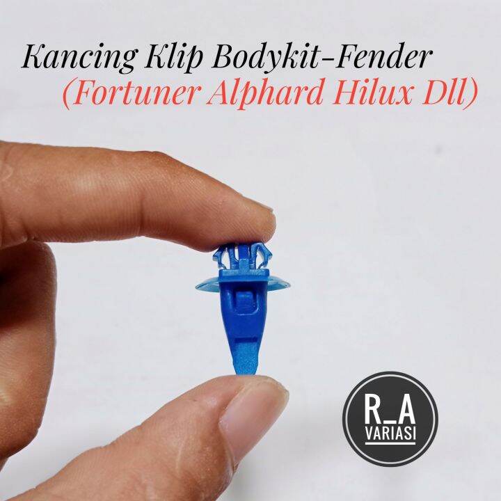 5 Pcs Kancing Klip Bodykit Toyota Fortuner Alphard Hilux Kancing Over ...
