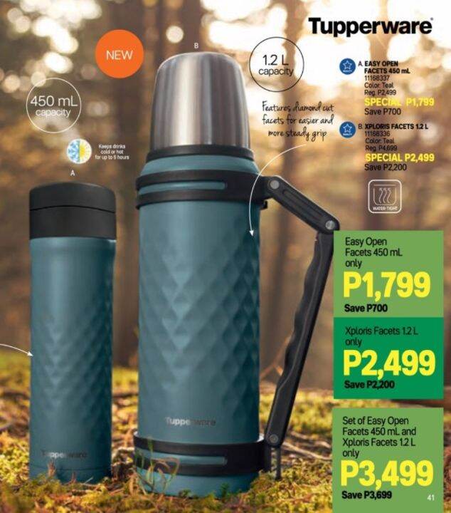 Tupperware Xploris Thermal Flask 1.2L | Lazada PH