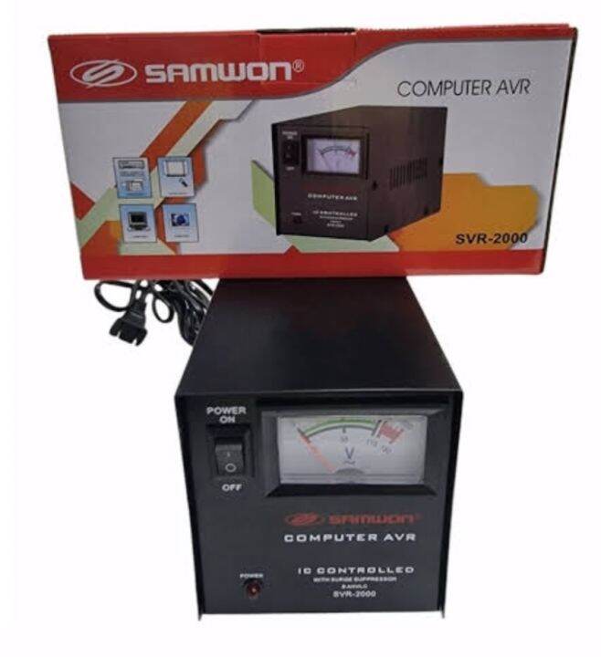 SAMWON COMPUTER VOLTAGE REGULATOR SVR-1500 / SVR-1000 COMPUTER USE ONLY ...