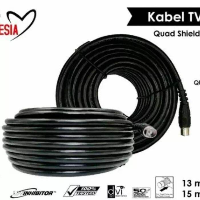 KABEL ANTENA TV 5C RG6 25METER 30METER | Lazada Indonesia