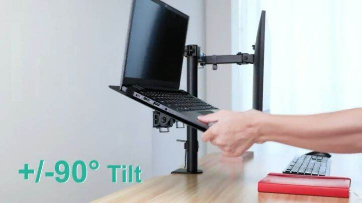 ANSEN Monitor Mount Bracket Computer Monitor Desktop Mount Adjustable ...