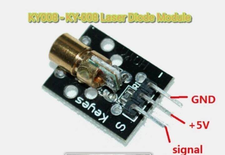 KY008 / KY-008 Laser Diode Module 650nm ARDUINO | Lazada Indonesia
